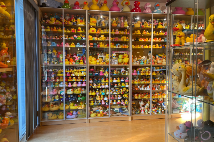 Rubber duck collector waddles her way into the record books | Guinness ...