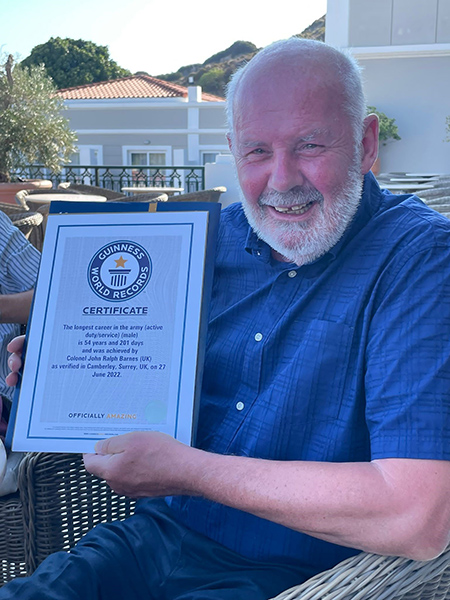 Inspiring story of Colonel who dedicated most of his life to longest ...