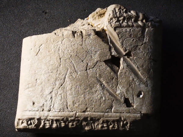 Ancient tablet with world’s oldest ghost drawing explained by man who ...