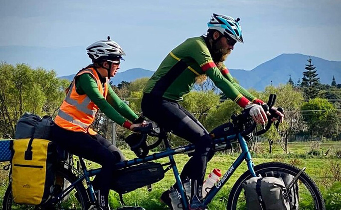 Married couple overcome challenges and motorcycle crash to set epic ...