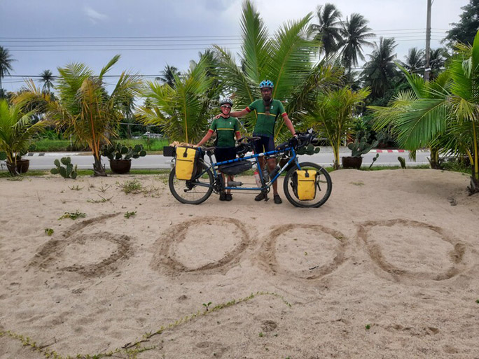 Married couple overcome challenges and motorcycle crash to set epic ...