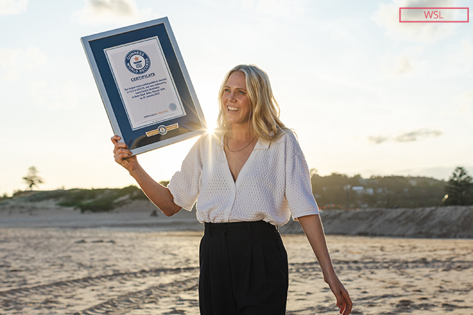 Aussie pro-surfer Laura Enever smashes record for biggest wave surfed ...