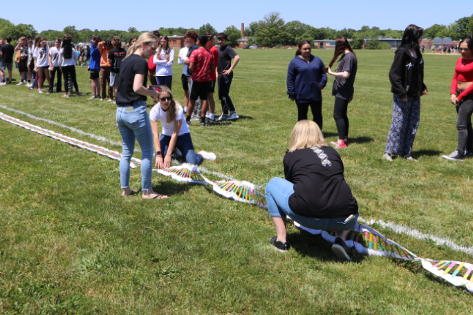 Pennsylvania students put their DNA together to create longest double ...