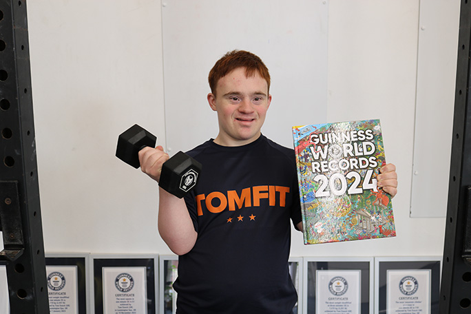 Teen with Down syndrome smashes 24 fitness records to send powerful ...