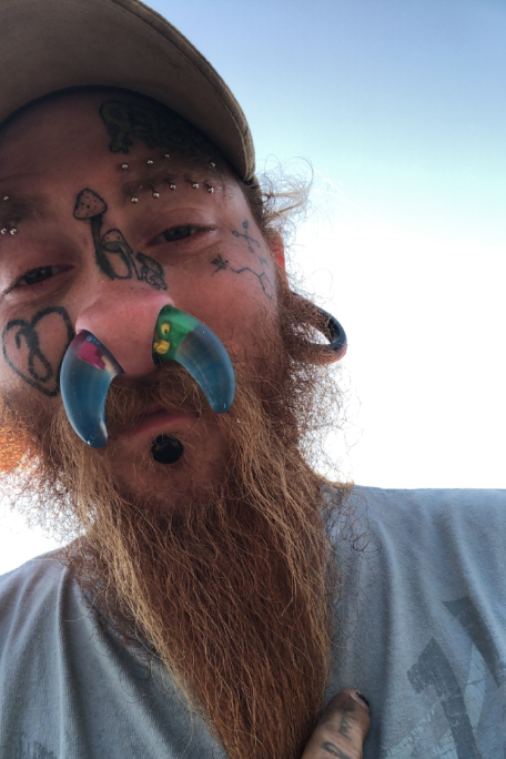 “Patience is the key”: Man with largest nasal septum flesh tunnel ...