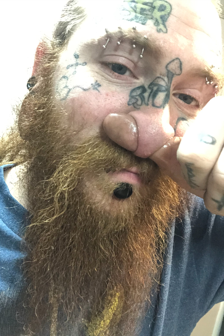 “Patience is the key”: Man with largest nasal septum flesh tunnel ...