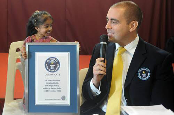 World’s shortest woman, Jyoti Amge, turns 30 years old | Guinness World ...