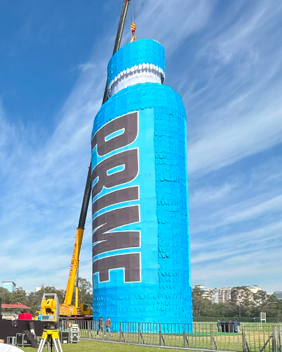 KSI and Logan Paul create world’s largest piñata, shaped like PRIME ...