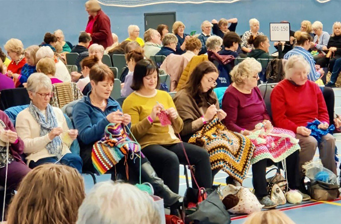 Almost 1,000 crochet fans get crafty together to smash through record ...