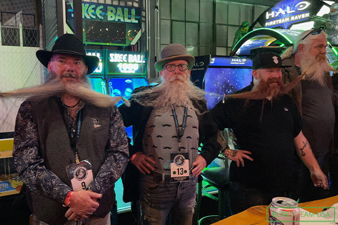 69 men come together to form world’s longest beard chain | Guinness ...