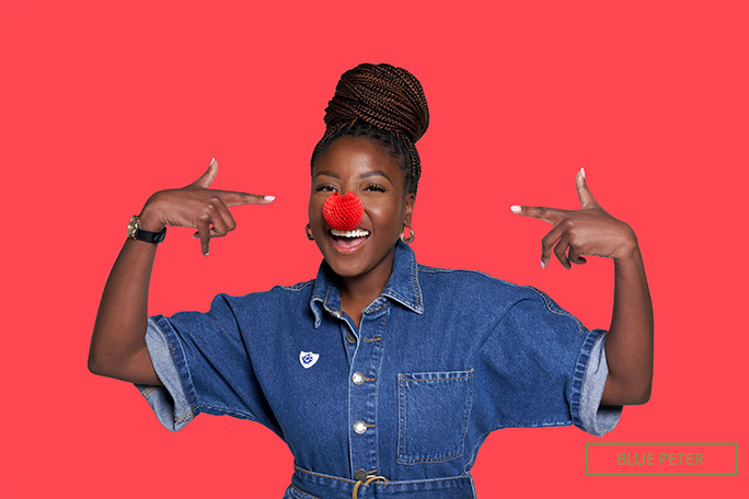 Blue Peter smashes shaving cream pies record for Red Nose Day ...