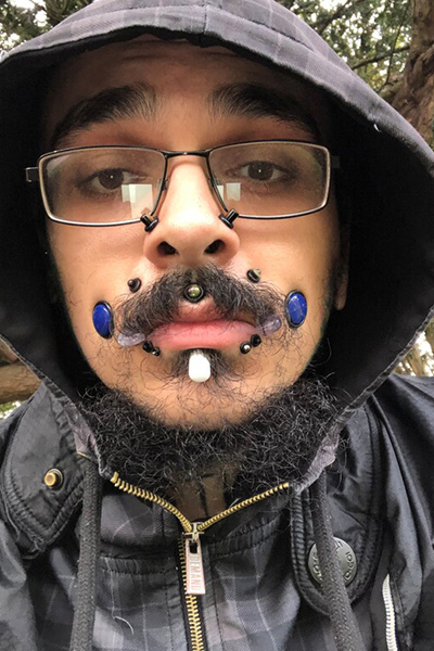 Man with most face flesh tunnels shares inspiring message about being ...