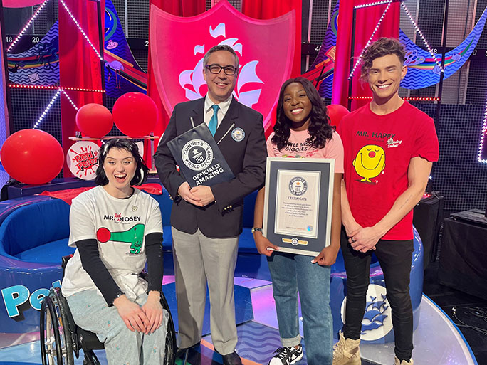 Blue Peter presenter nabs new record for BBC show after exciting head ...