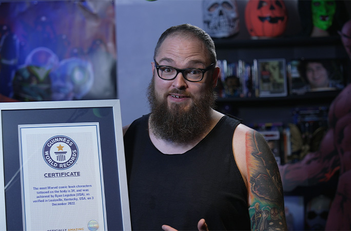 Two strangers break the same record with 34 Marvel tattoos each ...