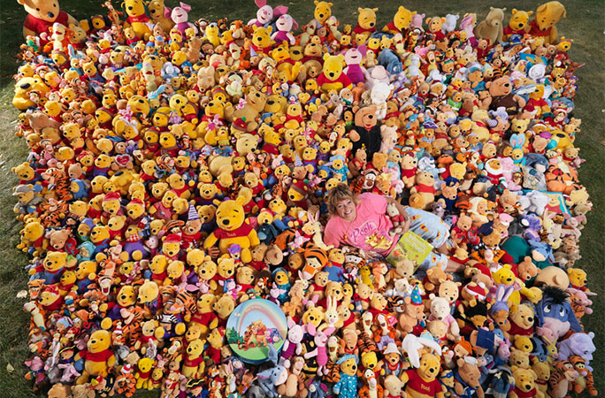 Winnie the Pooh fanatic extends collection to unbelievable 23,600 items ...