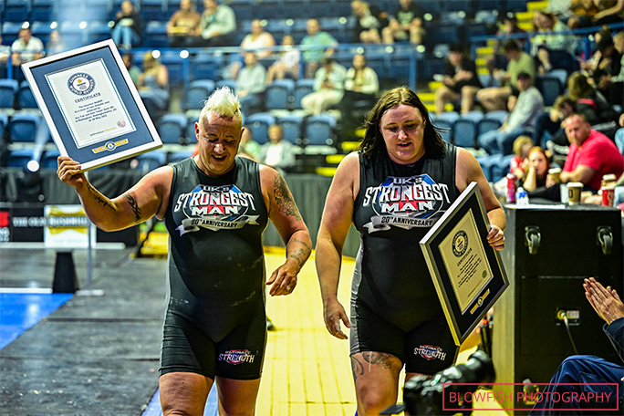 Strongwoman duo smash deadlift record to celebrate Pride Month ...