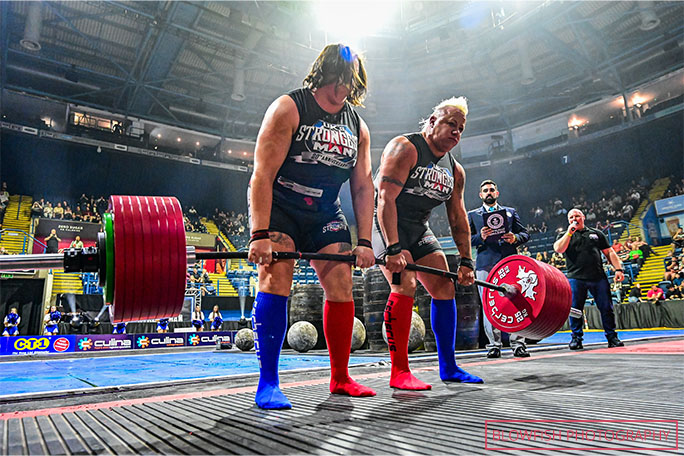 Strongwoman duo smash deadlift record to celebrate Pride Month ...