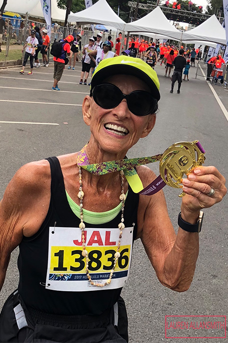92-year-old grandmother makes history as oldest woman to finish a ...
