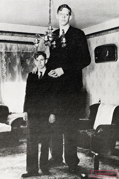 Tallest man ever Robert Wadlow’s height in every year of his life ...