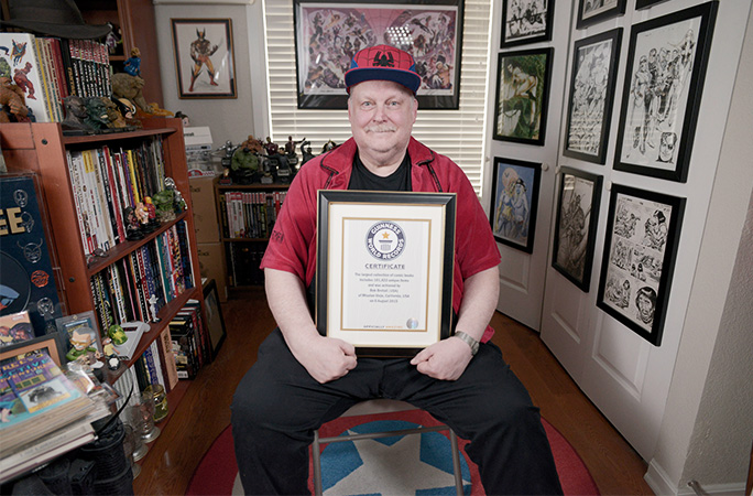 Owner of world’s largest comic collection extends record and has read ...