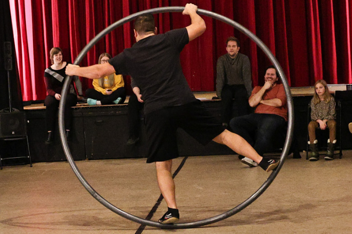 Cyr wheel acrobat spins his way into the record books | Guinness World ...