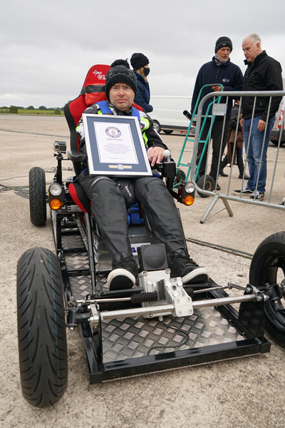 Inspirational Jason Liversidge, who broke speed records in his ...