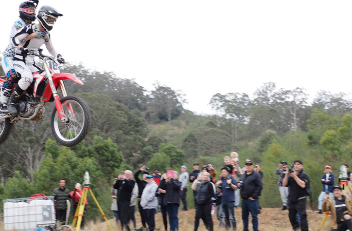 Couple break 20-year record with most dangerous motorbike stunt they've ...