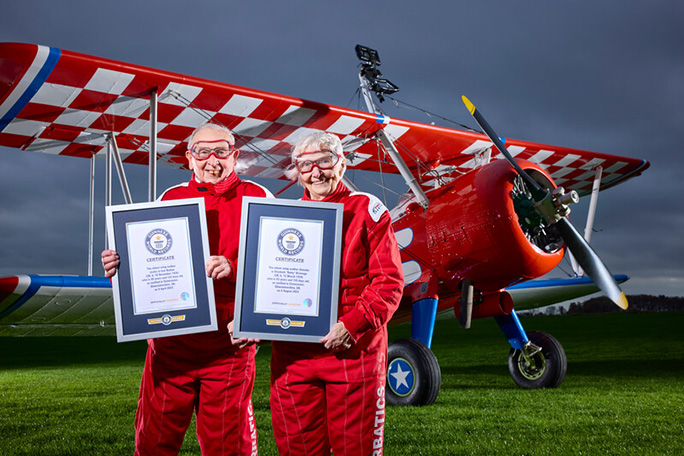 How these soaring seniors became record-breaking wing walkers in their ...