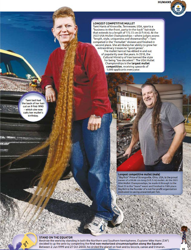 Business in the front, party in the back: Tennessee woman has longest ...