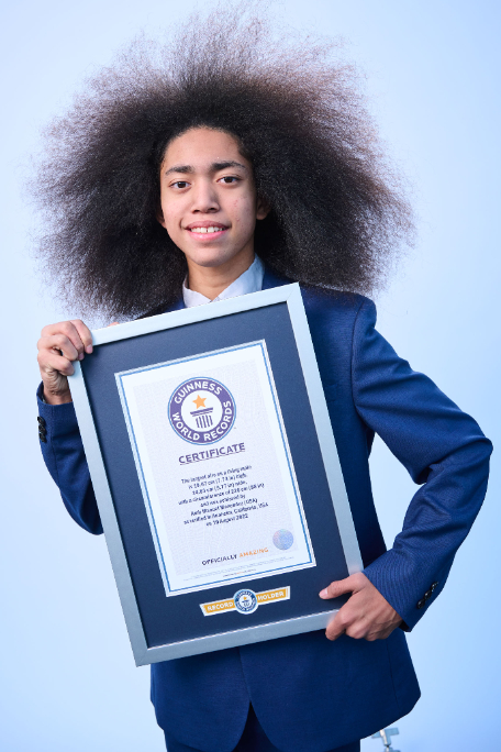 Teen with world's biggest afro says everyone should embrace what makes ...