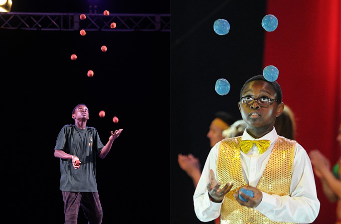 Teen circus star reaches new juggling heights by breaking multiple ...