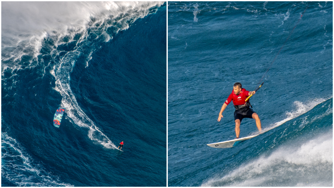 Hawaiian man conquers largest wave kitesurfed that's taller than the ...
