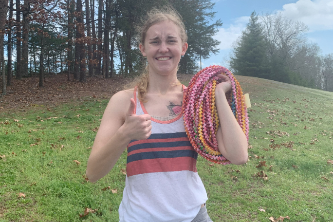 Starburst fanatic painstakingly joins 10,000 candy wrappers to make ...