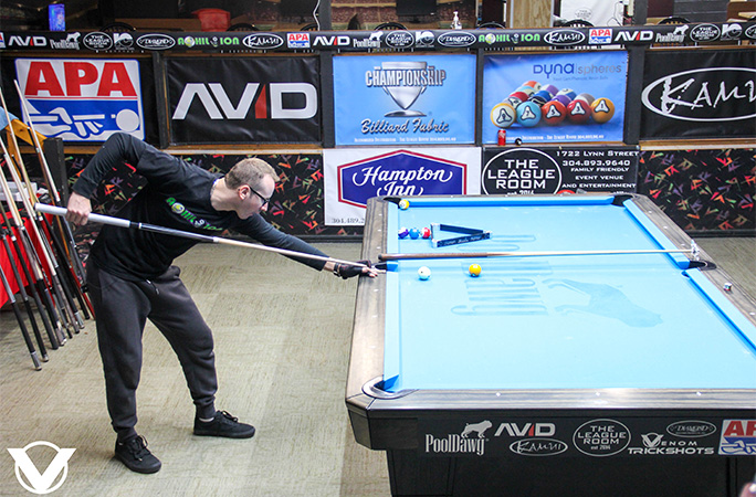 Pool trick shot champion claims three records with back-breaking 48 ...