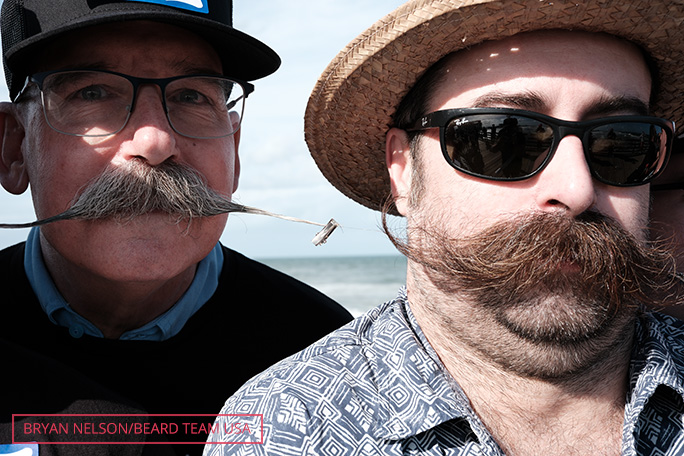 Beard championship creates a beard chain as long as two blue whales ...