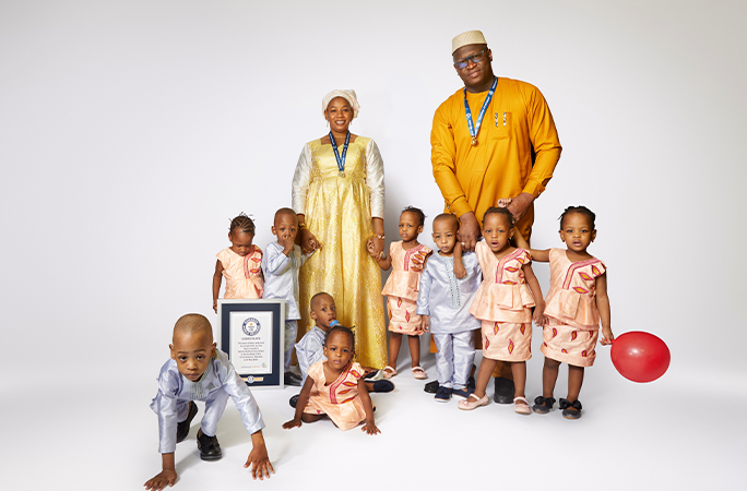World's first surviving nonuplets celebrate third birthday | Guinness ...