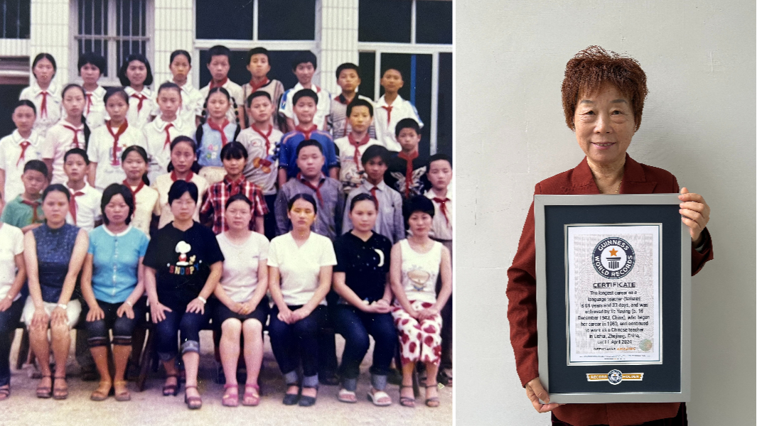 Inspiring language teacher breaks record with unparalleled 64-year ...