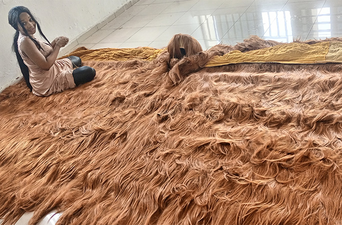 Nigerian wig maker breaks third record with widest wig that’s bigger ...