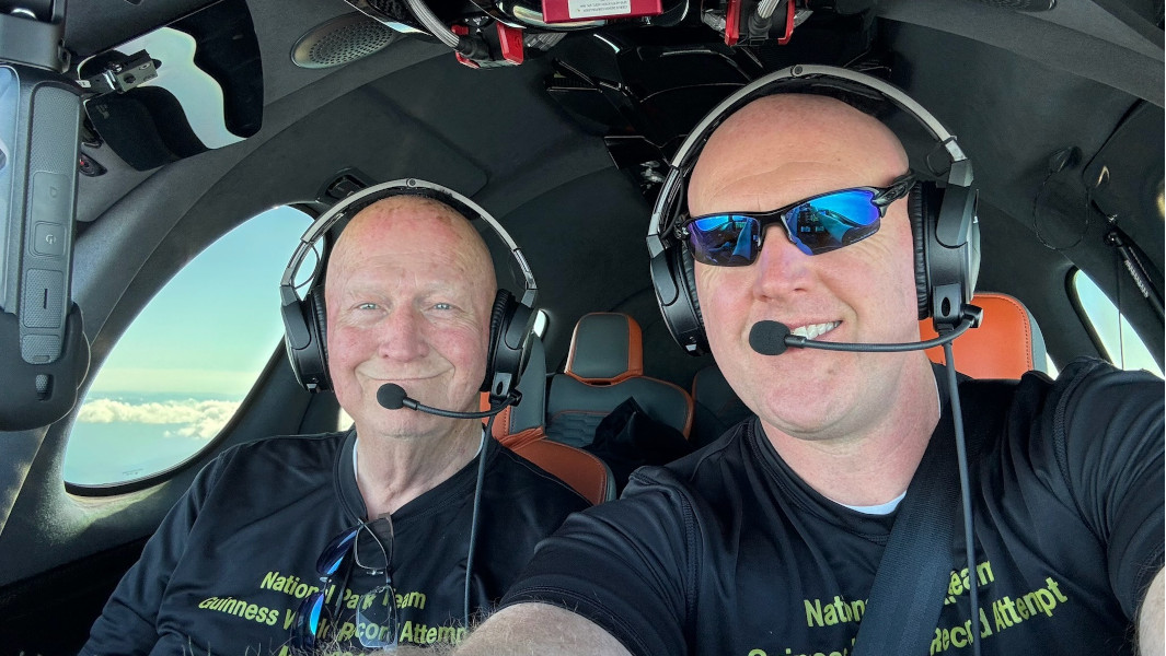 Father and son break record together by flying to every National Park ...