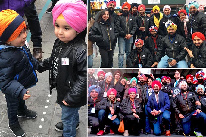 Sikhs of New York achieve massive turban tying record in Times Square ...