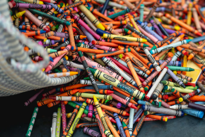 Maze created as one million crayons are donated to help teachers and ...