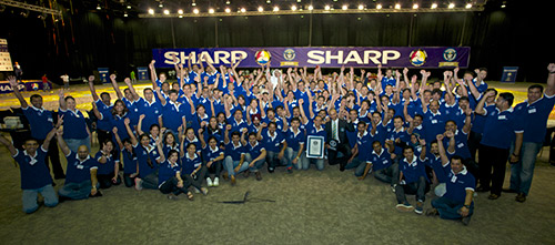 Largest Packaged Food Mosaic created by Sharp Middle East and Africa ...