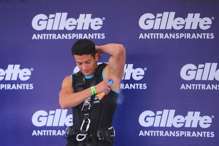 Seven athletes take the Gillette antiperspirant protection challenge ...