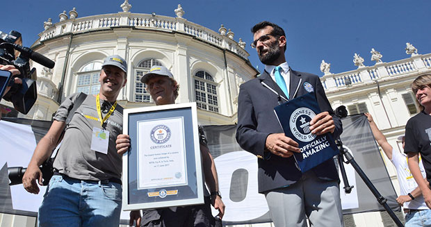 Nikon creates largest human image of a camera in Italy for 100th ...