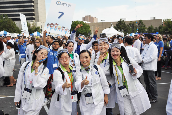 USANA sets largest gathering of people dressed as scientists record ...