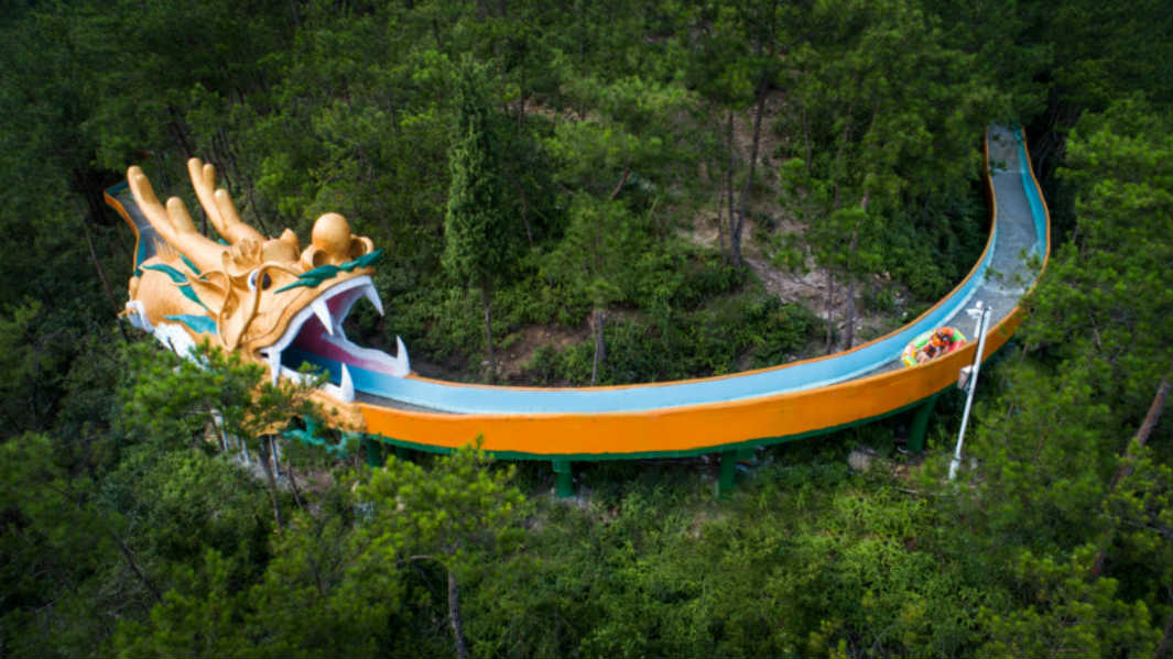 Biggest Water Slide In China