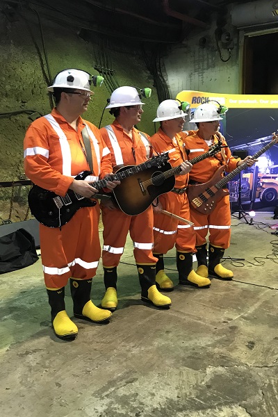Canadian band performs record-breaking concert below sea level ...