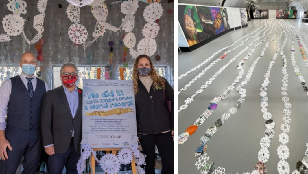 Canadian children create world’s longest chain of paper snowflakes ...