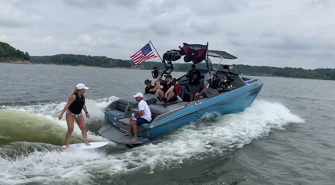 Indiana athlete shatters world record after surfing for eight hours ...