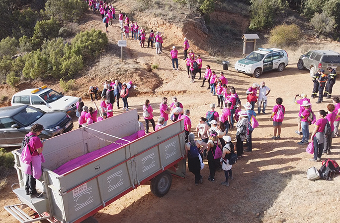Largest awareness ribbon created for Breast Cancer Awareness Month ...